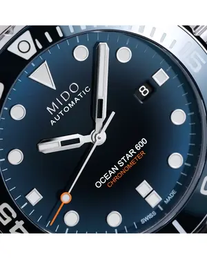 MIDO Ocean Star Chronometer Watch - Blue