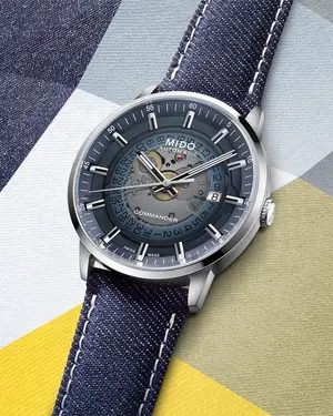 MIDO Commander Automatic Watch - Blue
