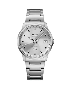 MIDO Commander Lady Automatic Watch - Silver