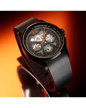 MIDO Multifort Skeleton Chronograph Watch