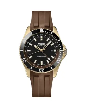 MIDO Ocean Star Gmt Watch, 44mm - Black
