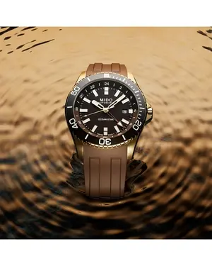 MIDO Ocean Star Gmt Watch, 44mm - Black