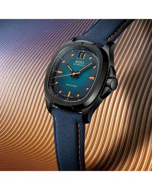 MIDO Multifort Tv Big Date Automatic Watch - Blue