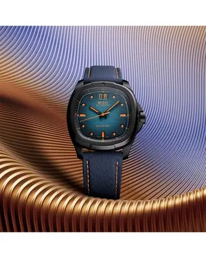 MIDO Multifort Tv Big Date Automatic Watch - Blue