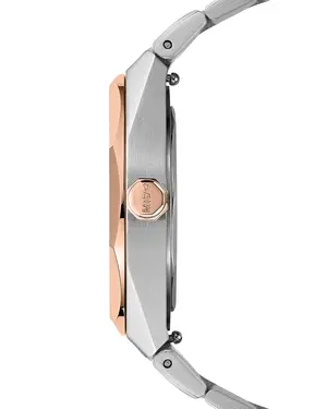MIDO Multifort Automatic Watch With Stainless Steel And Rose Gold Tone Bracelet