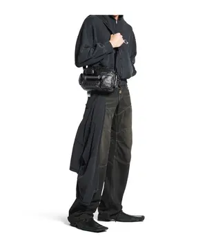 Balenciaga Superbusy Camera Bag With Silver Foil Logo