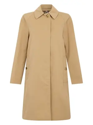 Burberry Long Sleeved Trench Coat - Khaki