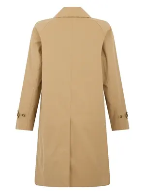 Burberry Long Sleeved Trench Coat - Khaki