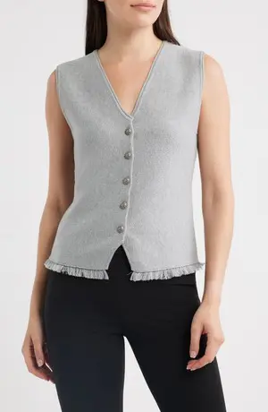 Kobi Halperin Anya Cotton Blend Knit Vest