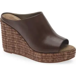 Brunello Cucinelli Leather Espadrille Wedge Sandals