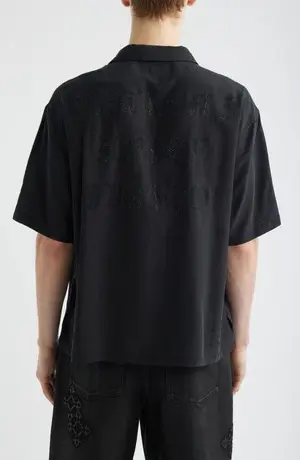 Ksubi End Diner Logo Camp Shirt