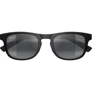 Maui Jim Polarized Square Sunglasses - Black