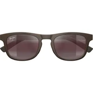 Maui Jim Polarized Square Sunglasses - Brown
