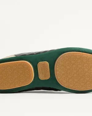 Valentino Garavani Strikie" Perforated Nappa And Suede Sneakers