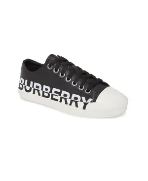 Burberry Logo Print Lace-up Sneakers