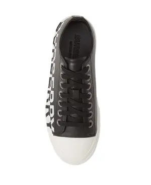 Burberry Logo Print Lace-up Sneakers