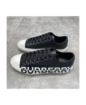 Burberry Logo Print Lace-up Sneakers