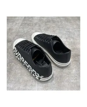 Burberry Logo Print Lace-up Sneakers