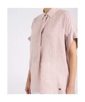 Max Mara Striped Short-sleeve Shirt