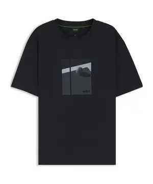 Hugo Boss Join Relaxed Grx Round-neck Printed T-shirt