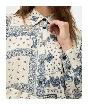 IBLUES Paisley Print Straight Fit Shirt