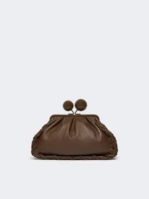 Max Mara Medium Nappa Leather Pasticcino Bag With Ball Buckle