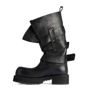 Balenciaga Venom High Boot - Black