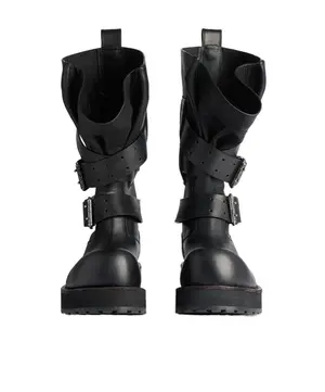 Balenciaga Venom High Boot - Black
