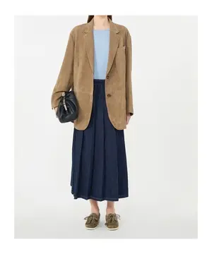 Max Mara Suede Blazer - Mud