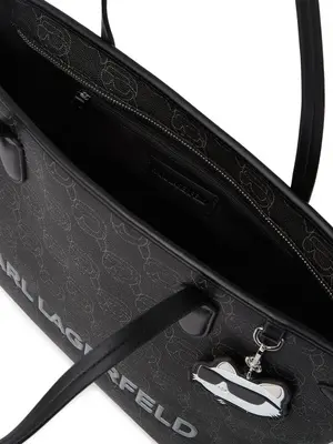 Karl Lagerfeld Large Ikon-monogram Tote Bag