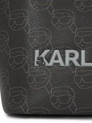 Karl Lagerfeld Large Ikon-monogram Tote Bag