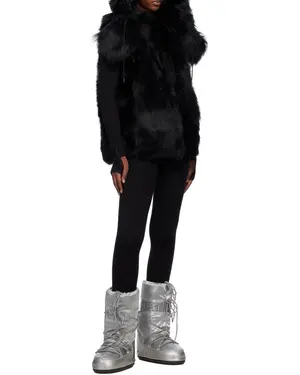 Moon Boot Lace-up Snow Boots - Silver