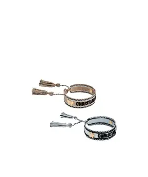 Dior Adjustable Bracelets Set With Tassels