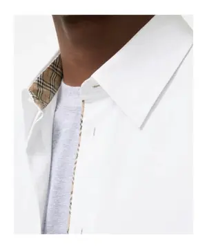 Burberry Long Sleeved Buttoned Shirt - Optical White