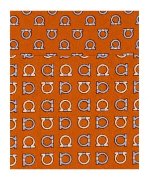 FERRAGAMO Geometric Motif Neck Tie