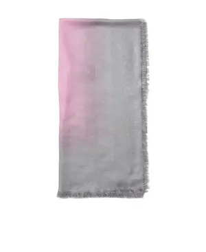 Emporio Armani Gradient-effect Scarf - Gray