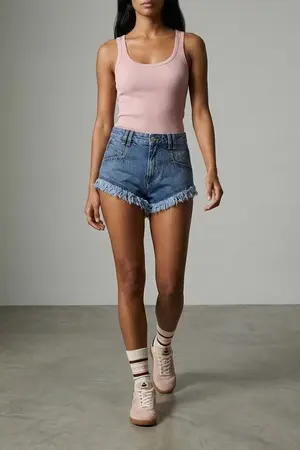 Isabel Marant Étoile Thea Ribbed Tank Top - Pink