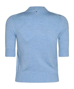 Sportmax Mock Neck Short-sleeved Jumper