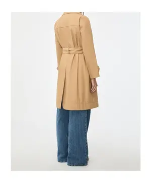 IBLUES Straight-fit Trench Coat With Belt And Double-breasted Fastening
