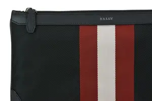 Bally Embossed Logo Clutch Bag