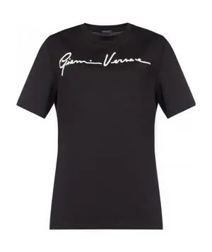 Versace Embroidered Logo T-shirt