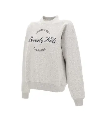 SPORTY  RICH Sporty & Rich Beverly Hills Crewneck Sweatshirt