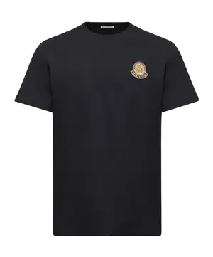 Moncler Mon Duck Logo Patch Crewneck T-shirt