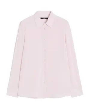 Max Mara Buttoned Silk Shirt - Pink