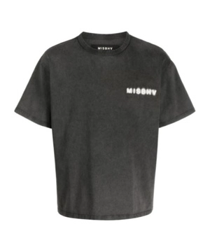 MISBHV Logo Printed Crewneck T-shirt - Black