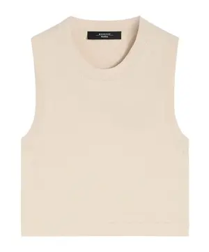 MAX MARA Weekend Max Mara Ribbed-Knit Cropped Top