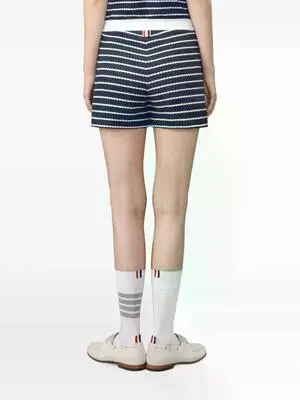 Thom Browne Honeycomb Stripe Shorts - Blue
