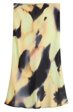 Desigual A-line Printed Midi Skirt