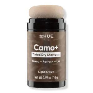 DPHUE Camo+ Tinted Dry Shampoo Powder Light Brown