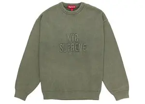 Supreme Overdyed Raised Sweater
